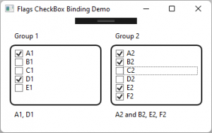 WPF – Data Binding (Check Boxes) – Peregrine's View